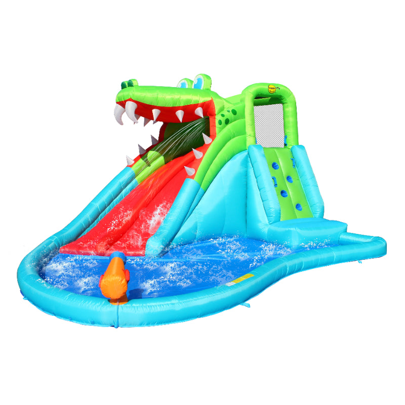 Crocodile Double Slide Fun Park | Waterslide | Happy Hop – Happy Hop Kids